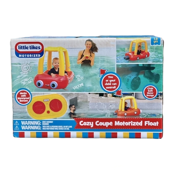 little Tikes | Other | Little Tikes Motorized Cozy Coupe Pool Float W ...